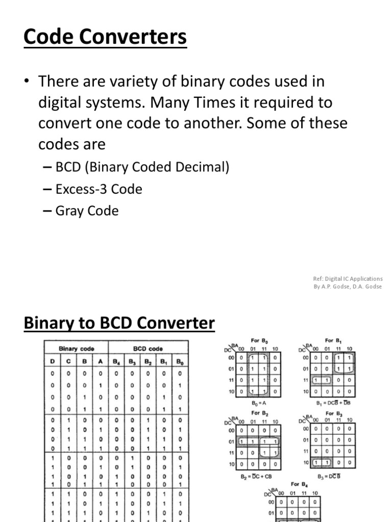 Code Converters | Download Free PDF | Binary Coded Decimal | Digital ... Code Converters | Download Free PDF | Binary Coded Decimal | Digital ...