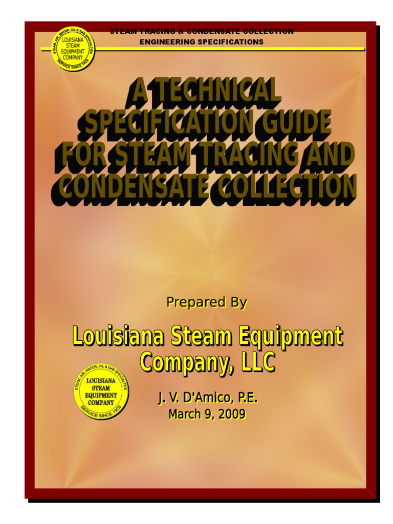 Guide To Steam Tracing and Condensate Collection | PDF | Pipe (Fluid ...