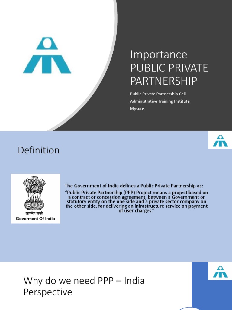 Importance of PPP | PDF | Public–Private Partnership | Partnership