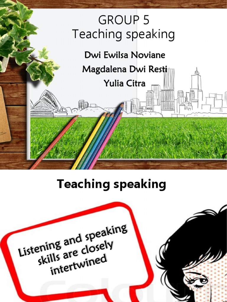 Teaching Speaking | PDF | Fluency | Stress (Linguistics)