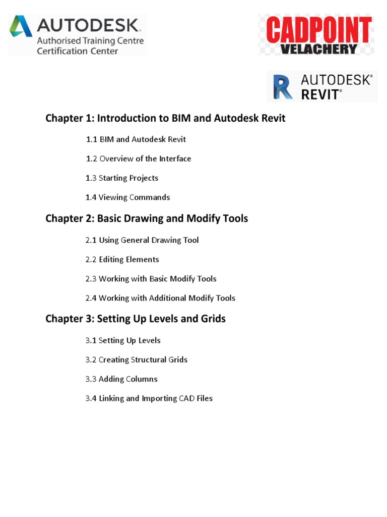 Chapter 1: Introduction To BIM and Autodesk Revit | PDF | Autodesk ...