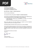 Tcs Appointment Letter | PDF