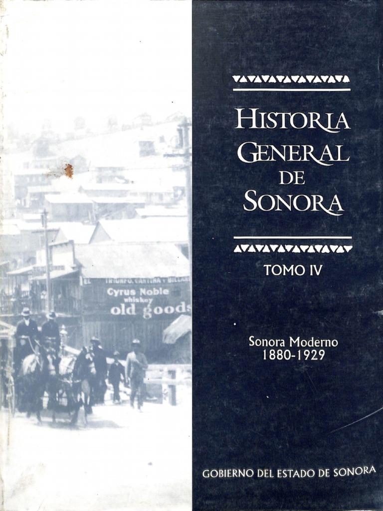 Historia General de Sonora Tomo IV | PDF | Economía (general)