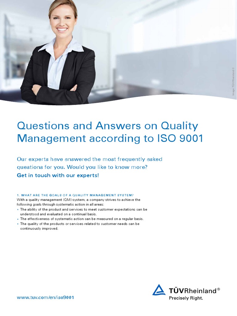 Tuv Rheinland Iso 9001 Faq en PDF | PDF | Iso 9000 | Audit