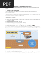 Lab Report Soil Sand Replacement Method | PDF | Density | Soil
