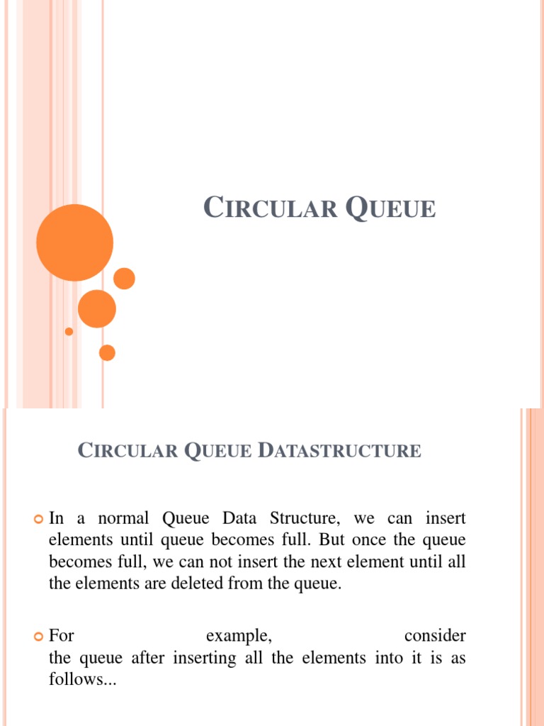 Circular Queue Datastructure Explained | PDF | Queue (Abstract Data ... Circular Queue Datastructure Explained | PDF | Queue (Abstract Data ...