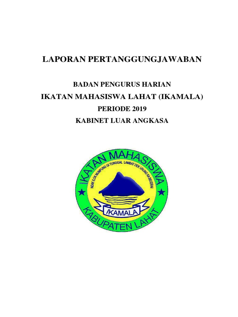 LPJ Pengurus IKAMALA 2019 | PDF