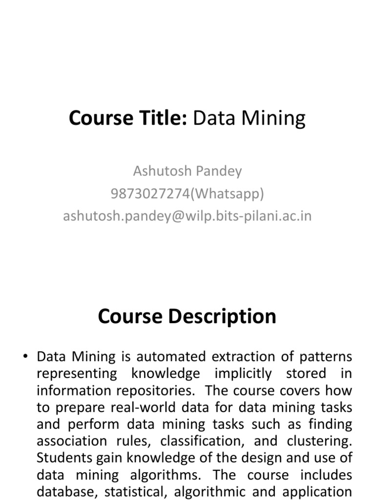 Data Mining | PDF | Data Mining | Cluster Analysis