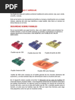 Significado de Los Colores de Los Fusibles | PDF | Fusible (Eléctrico ...