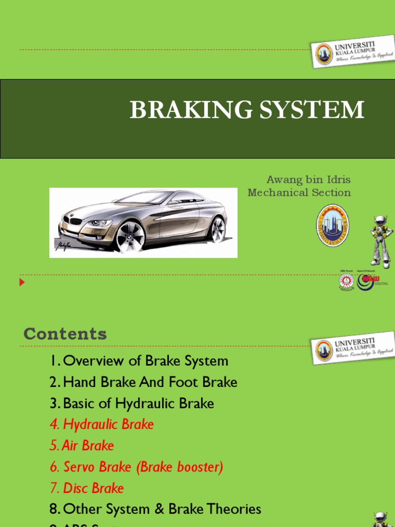 02 Braking System | PDF | Brake | Anti Lock Braking System