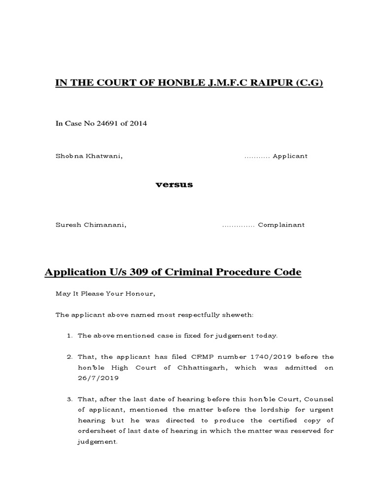 309 CRPC | PDF