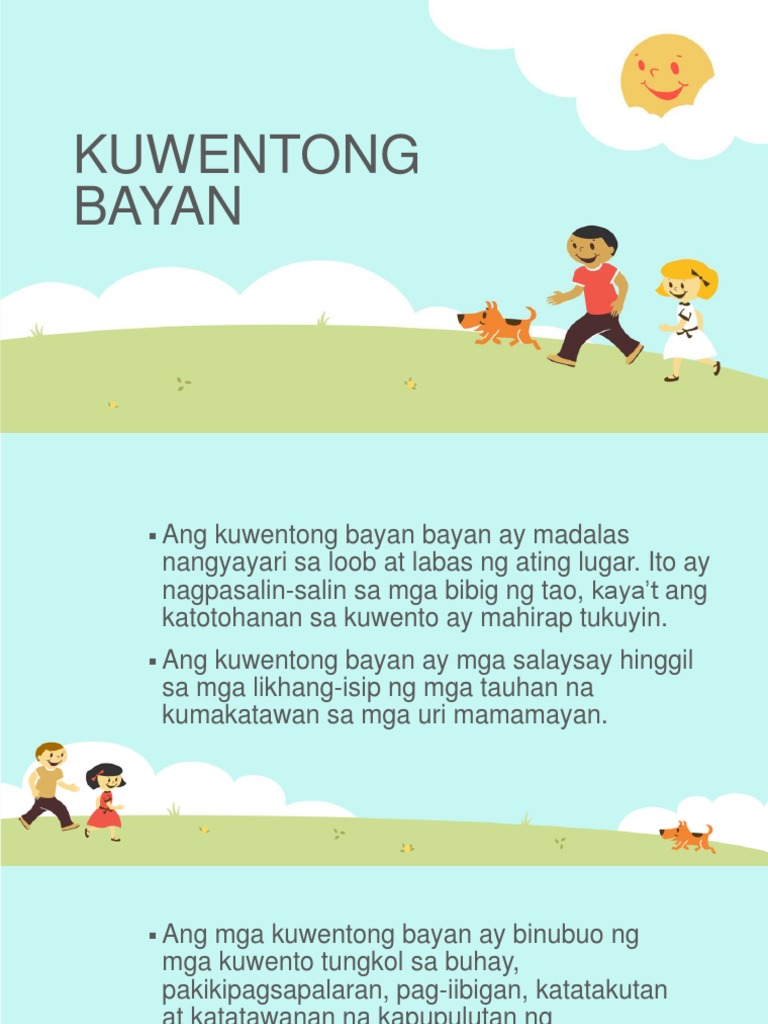 KUWENTONG BAYAN Report Sir Gwapo Ahhh Ahh | PDF