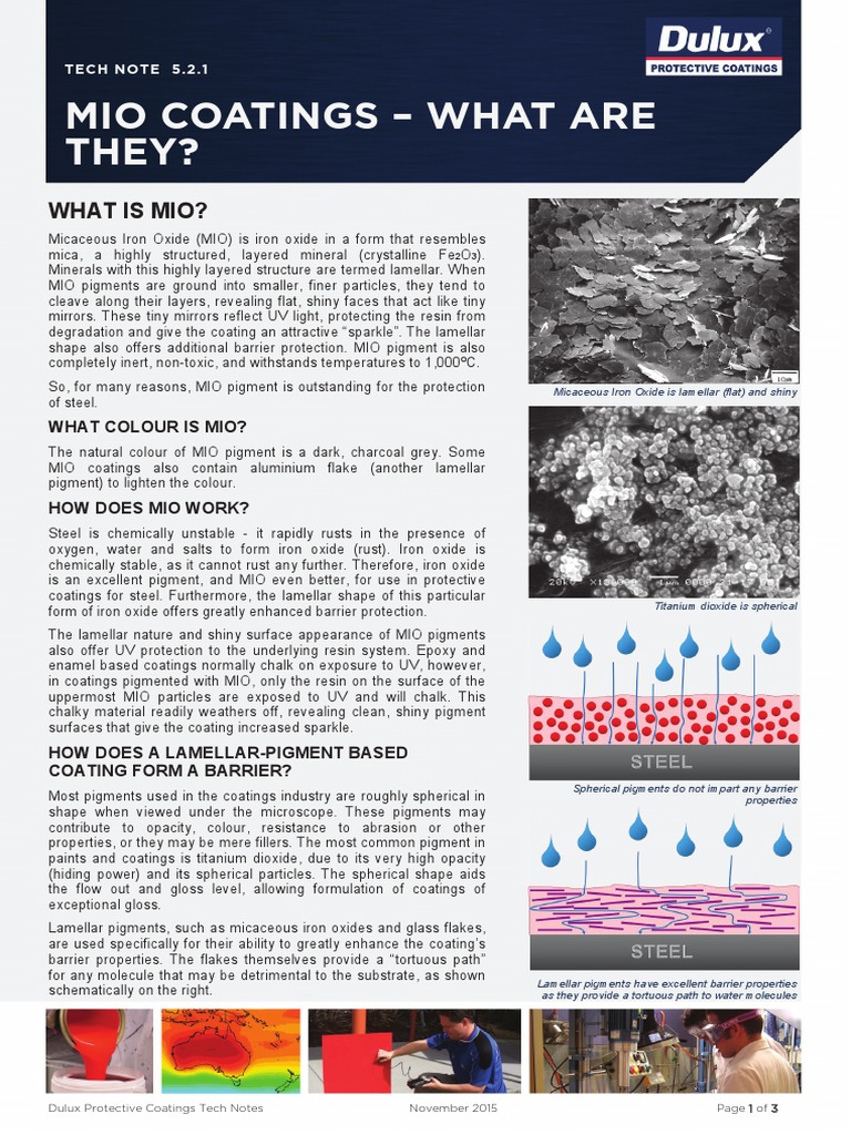 521 Mio Coatings-What Are They | PDF | Rust | Paint