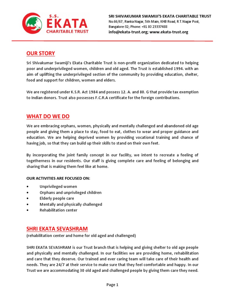 EKATA About Us | PDF | Health Care