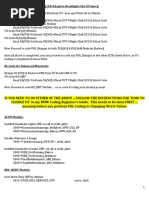BMW F30 Coding CheatSheet | PDF | Motor Vehicle | Car