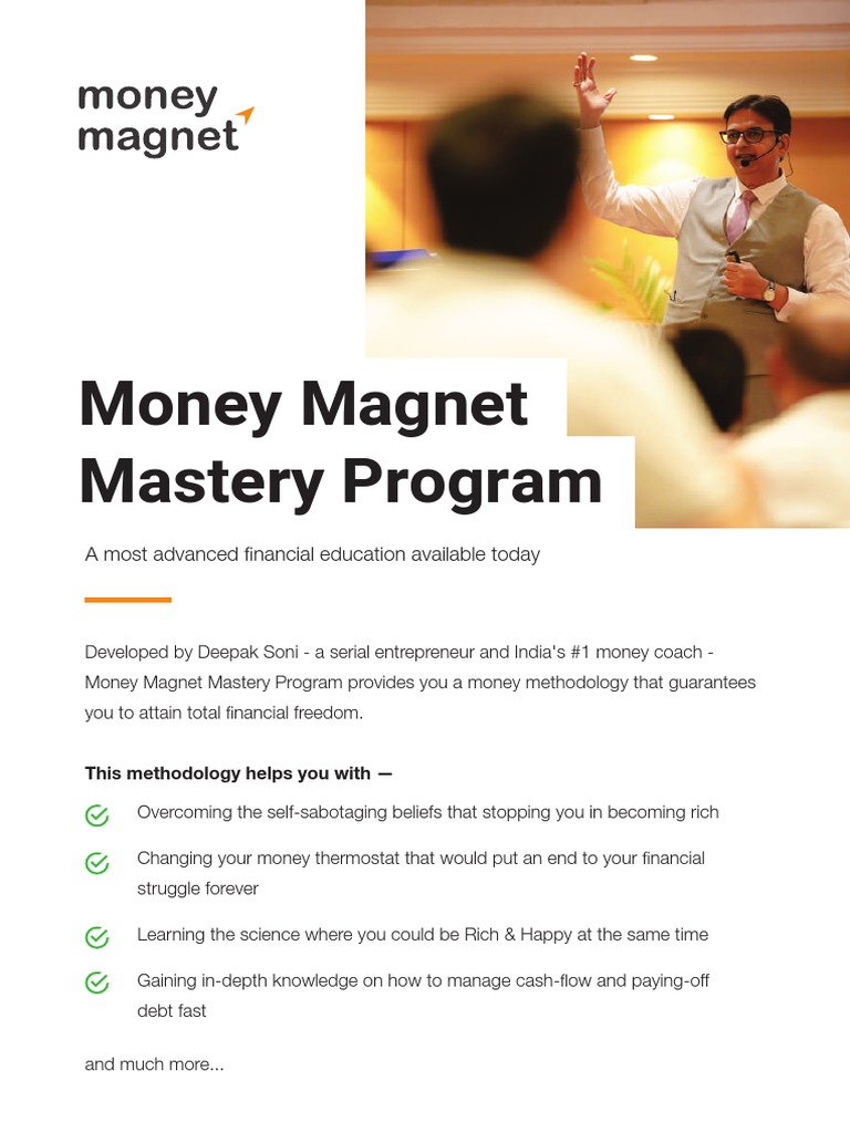 Money Magnet Flyer | PDF | Entrepreneurship | Behavioural Sciences