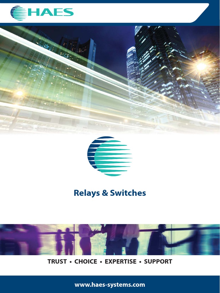 Haes - Relays and Switches Brochure | PDF | Relay | Switch
