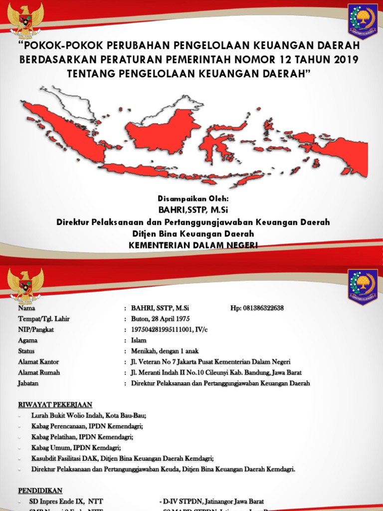 Perubahan PP 12 Tahun 2019 Direktur P2KD-2 | PDF