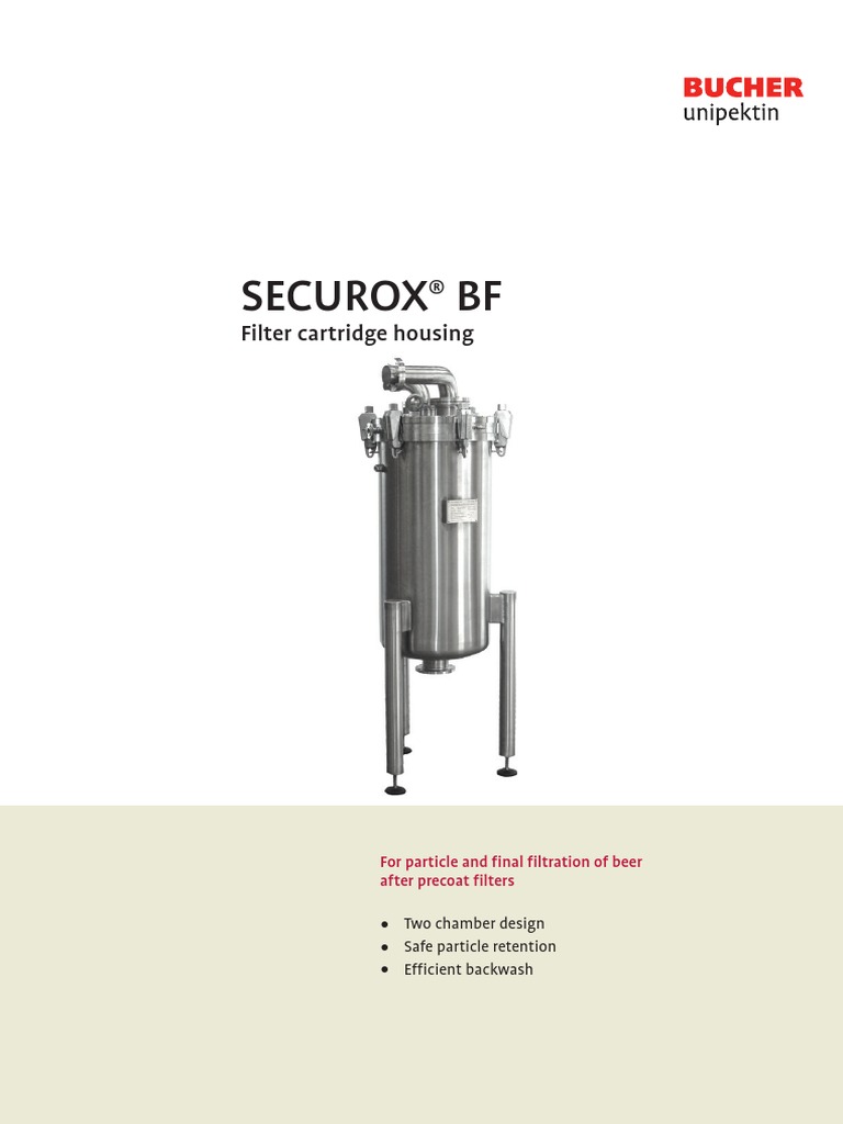 Bucher Flyer Securox BF - 2018 - E - WEB - 0 PDF | PDF | Freeze Drying ...