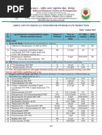 Pesticide Compatibility Chart | PDF | Pesticide | Agricultural Chemicals