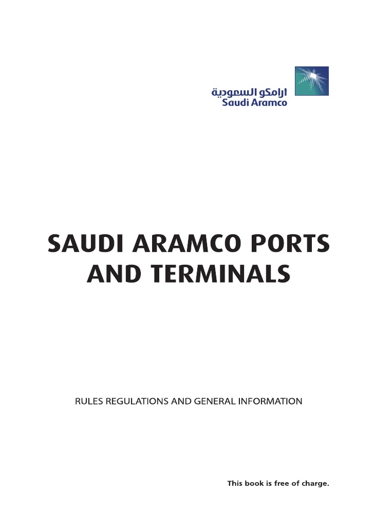 Saudi Aramco Port Guidelines | PDF | Technology & Engineering