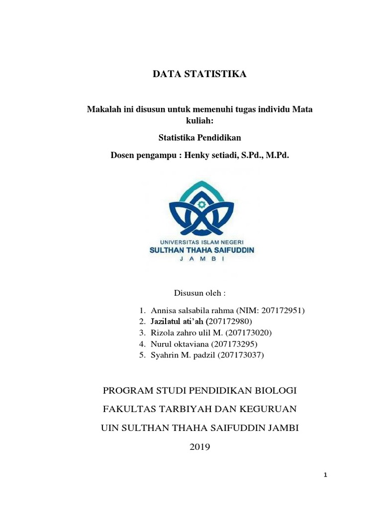 Data Statistika | PDF