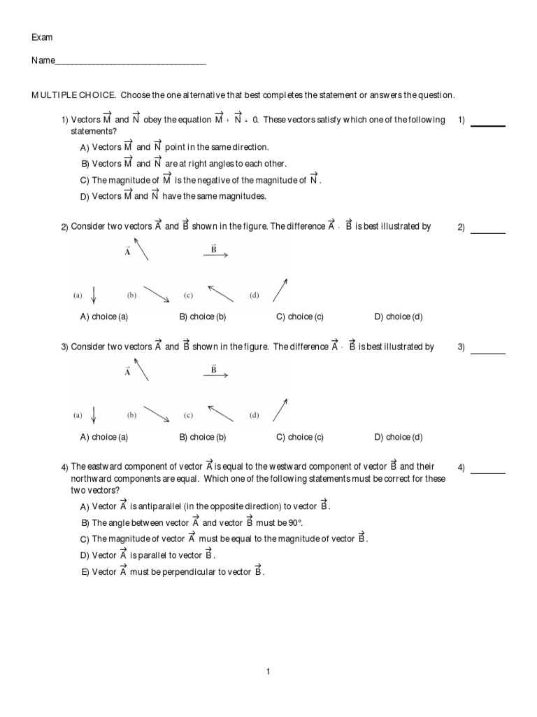 MULTIPLE CHOICE. Choose The One Alternative That Best Completes The ...