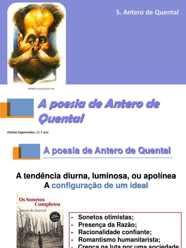 A poesia de Antero de Quental