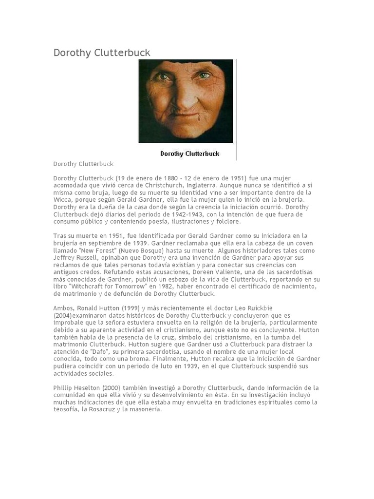 Dorothy Clutherback | PDF | Religión y espiritualidad