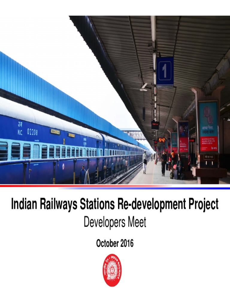 Indian Railways Station Redevelopment Plan | PDF | Train Station | Rail ...