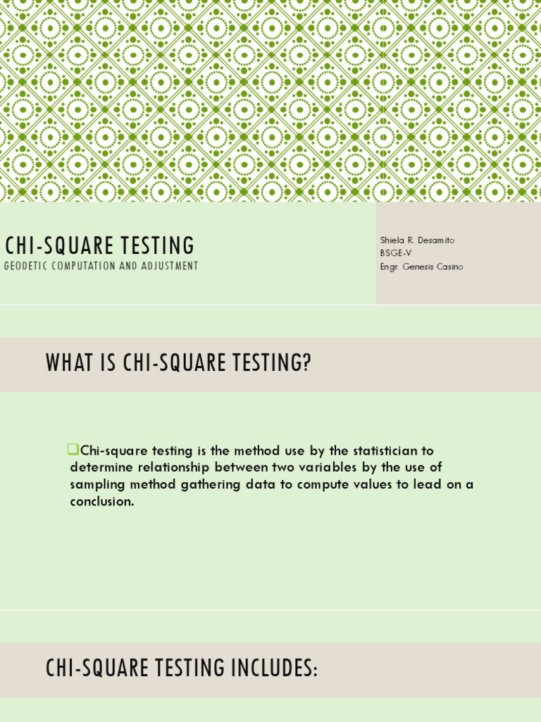 Chi-Square Testing Explained | PDF | Teaching Methods & Materials