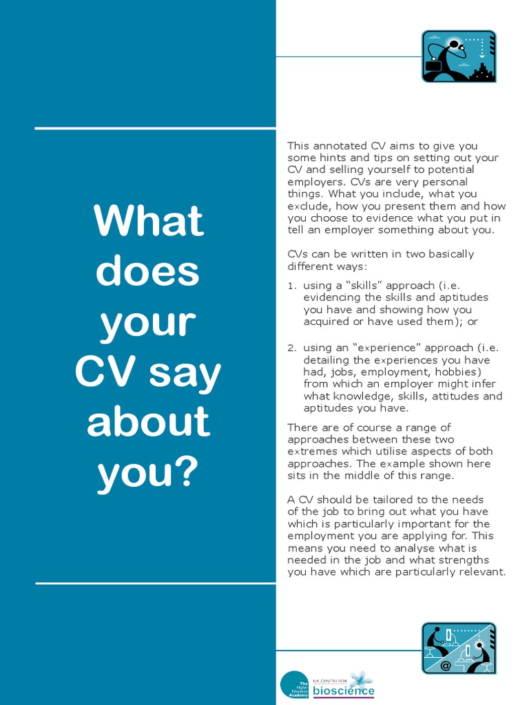 Annotated CV | PDF | Résumé