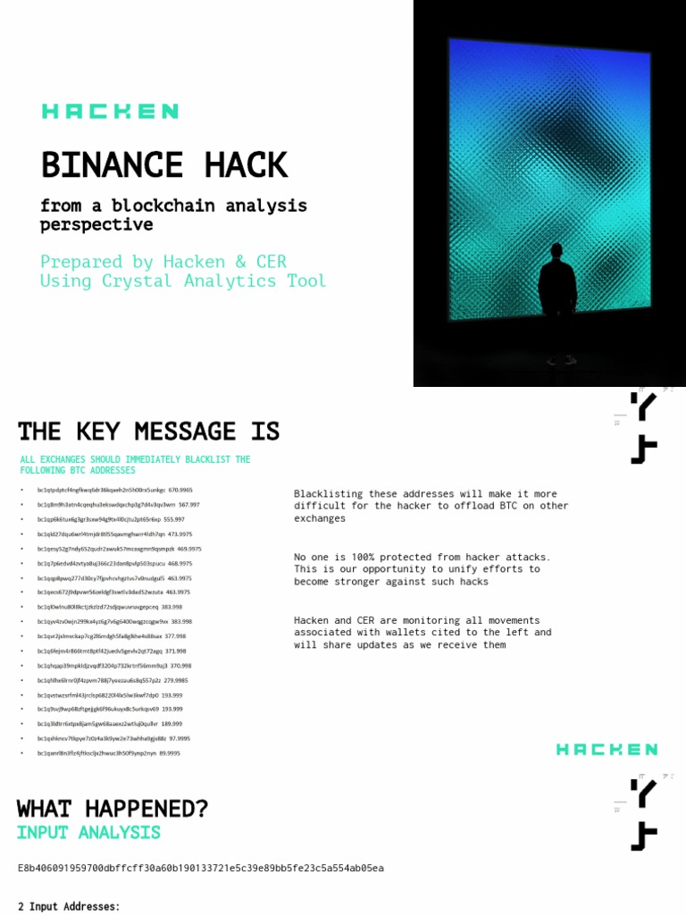 Binance Hack: From A Blockchain Analysis Perspective | Download Free ...