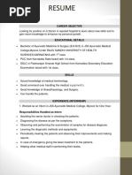 MBBS DOCTOR - Resume CV Format, CV Sample, Model, Example, BioData ...