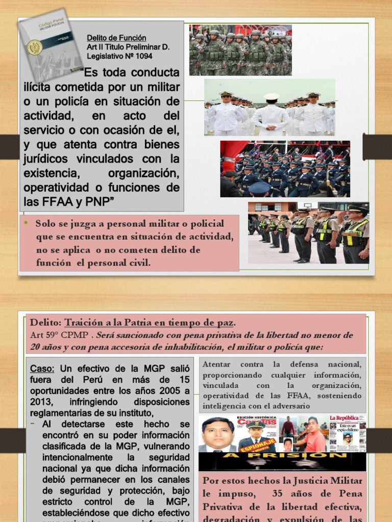 Delitos de Funcion Casuistica | PDF | Policía | Castigos