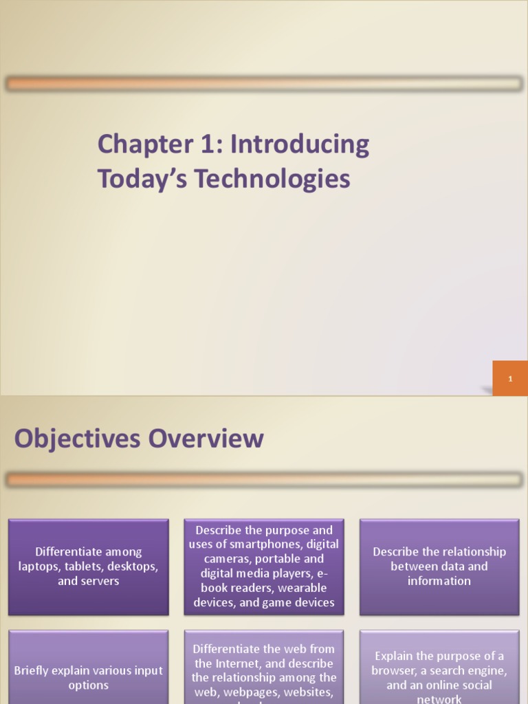 Chapter 1: Introducing Today's Technologies | PDF | World Wide Web ...