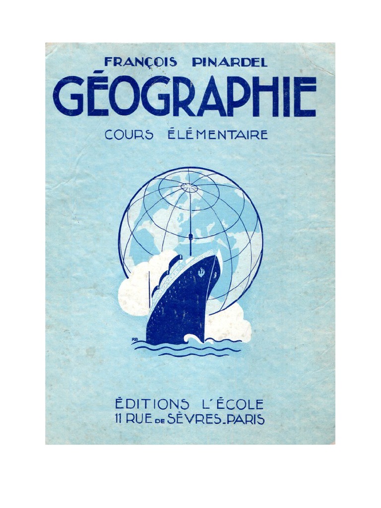 Geographie CE1 CE2 Geographie Francois Pinardel | PDF