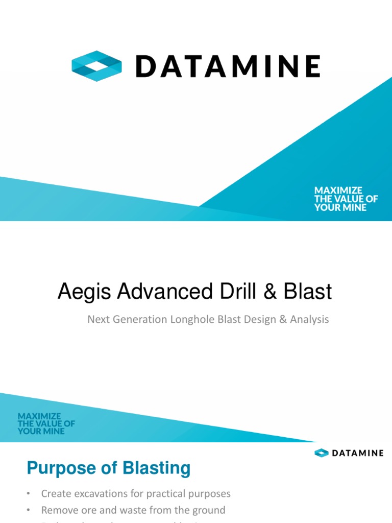 Aegis UG Drill&Blast | PDF | Usability | Computing And Information Technology