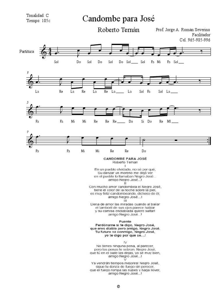 Candombe para José PDF | PDF