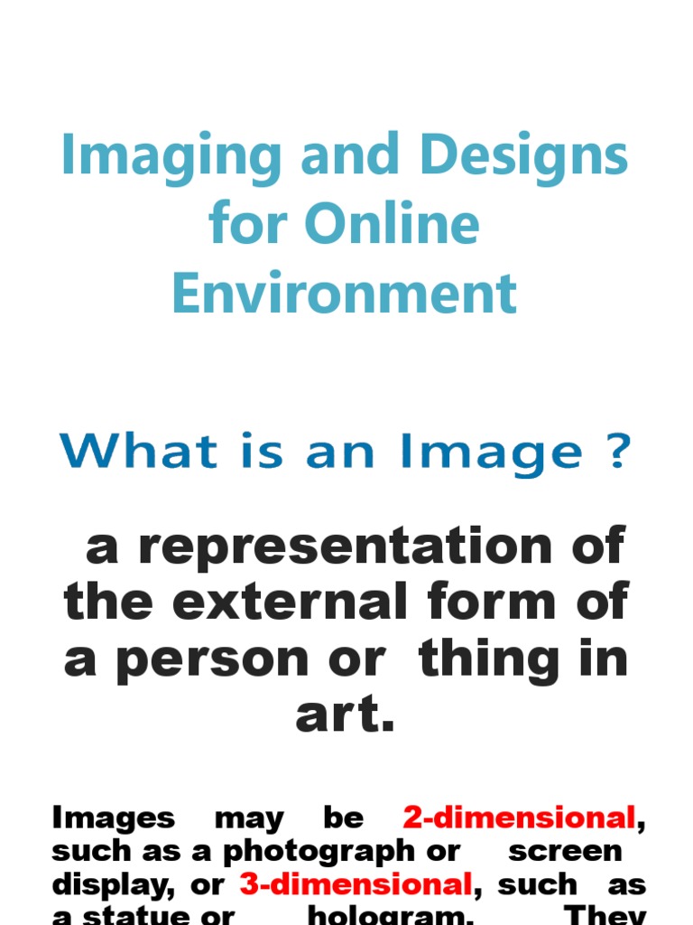 Imaging and Design For Online Environment | PDF | Graphics | Page Layout
