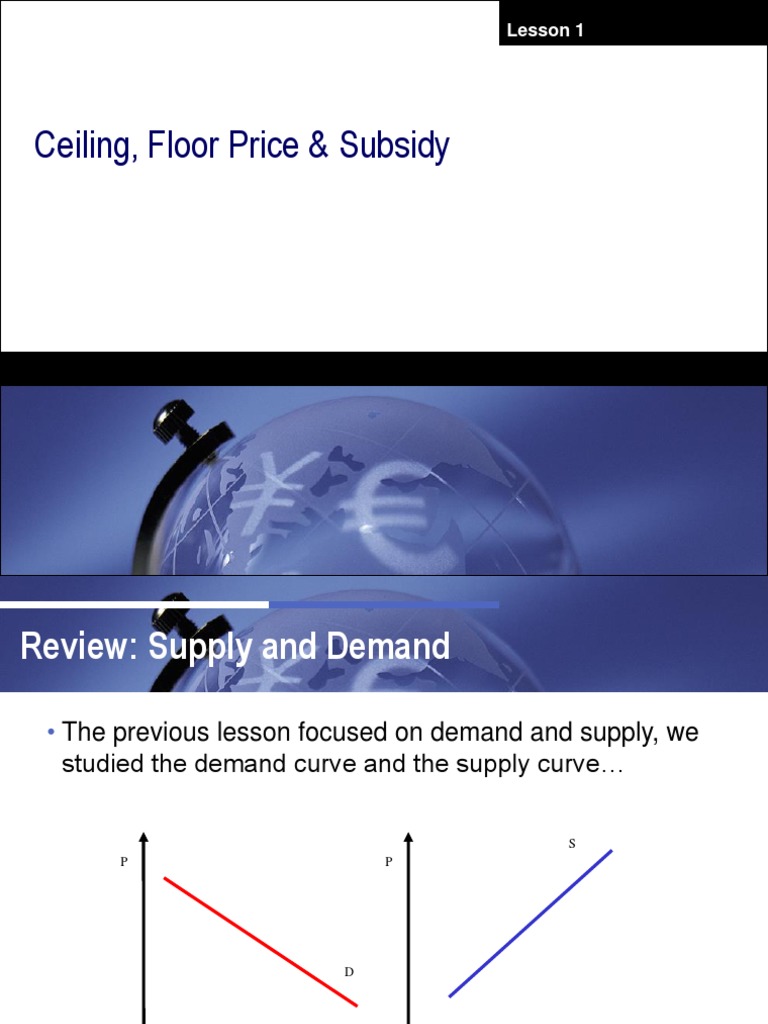 Price Floors and Ceilings | PDF | Price Controls | Economics