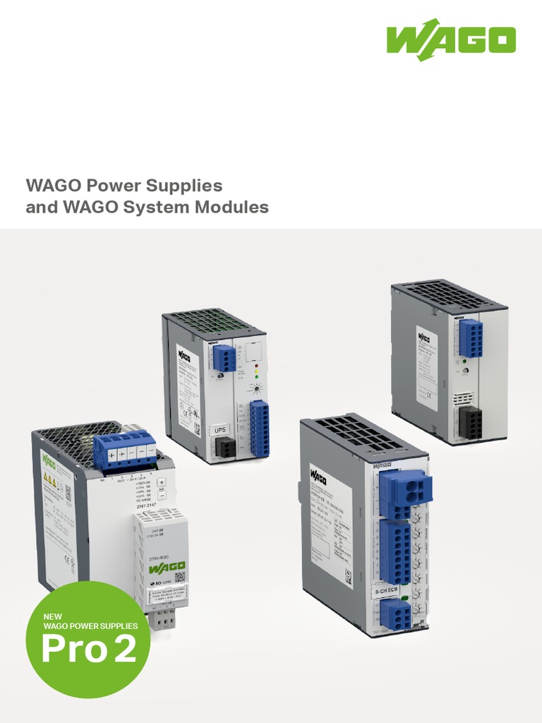 WAGO Power Supplies and WAGO System Modules 60397415 | PDF | Power ...