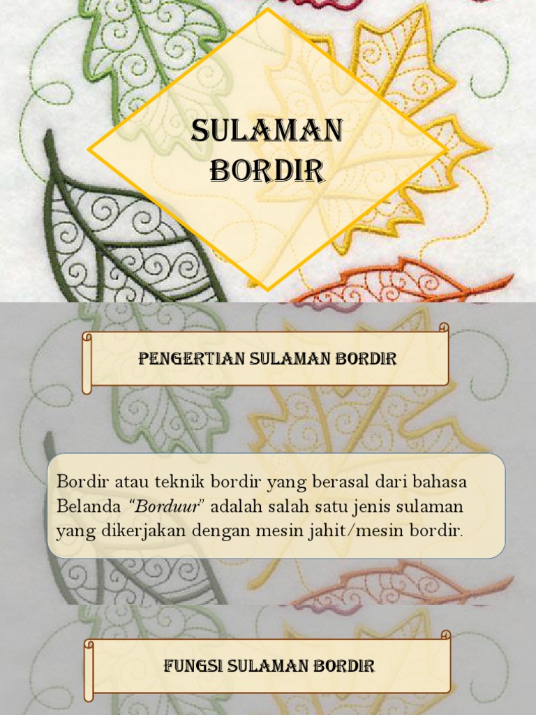 Bordir | PDF