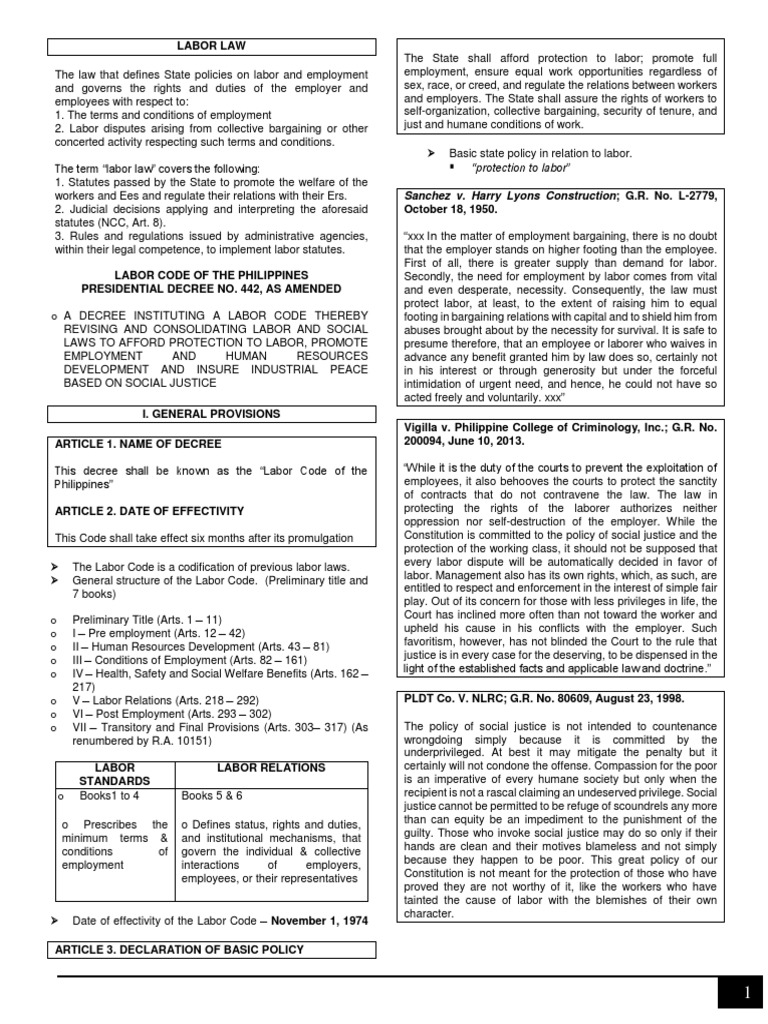 Labor Standards | PDF | Employment | Social Justice