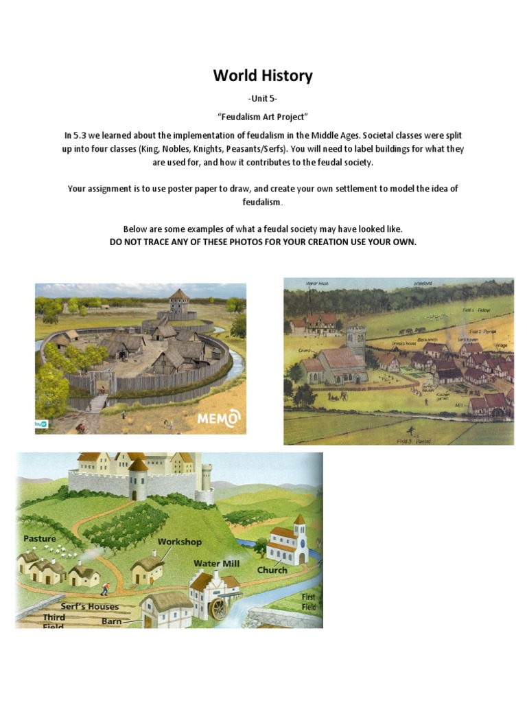 Feudalism Art Project Instructions | PDF | History