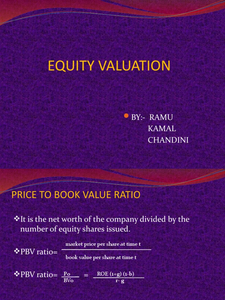 Equity Valuation Methods Guide | PDF | Business | Finance & Money ...