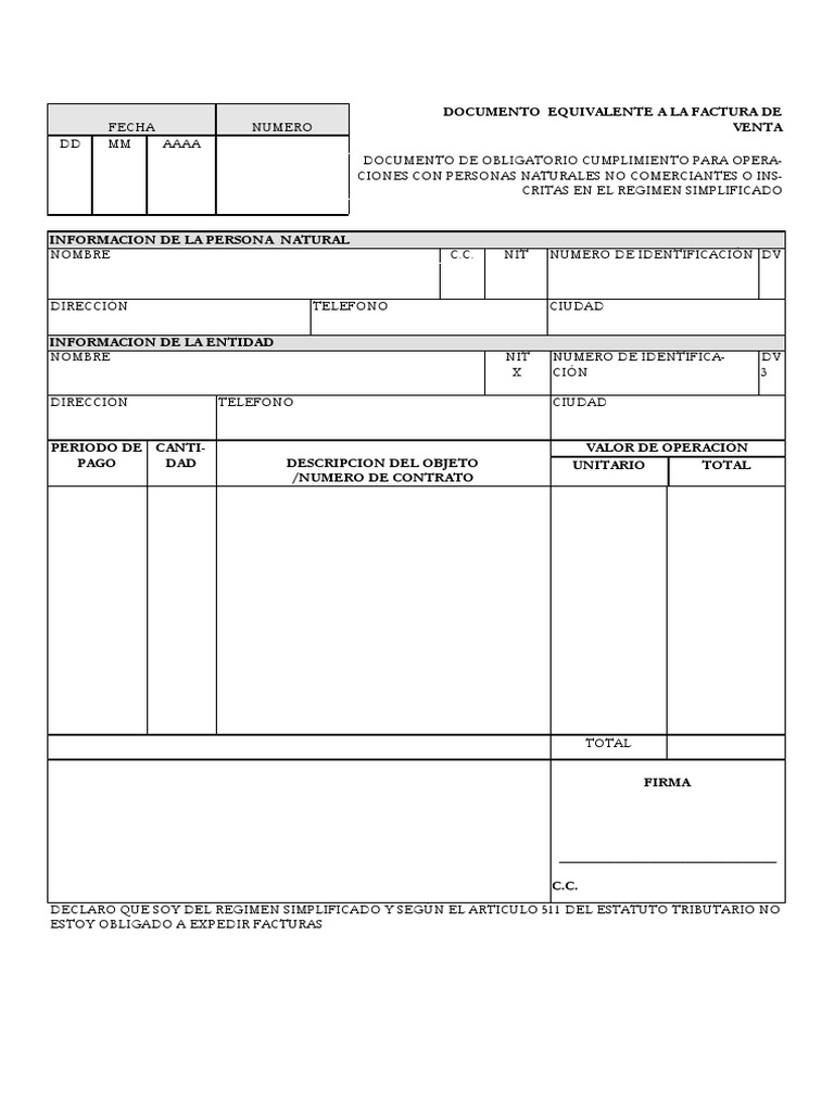 Formato de Cobro | PDF