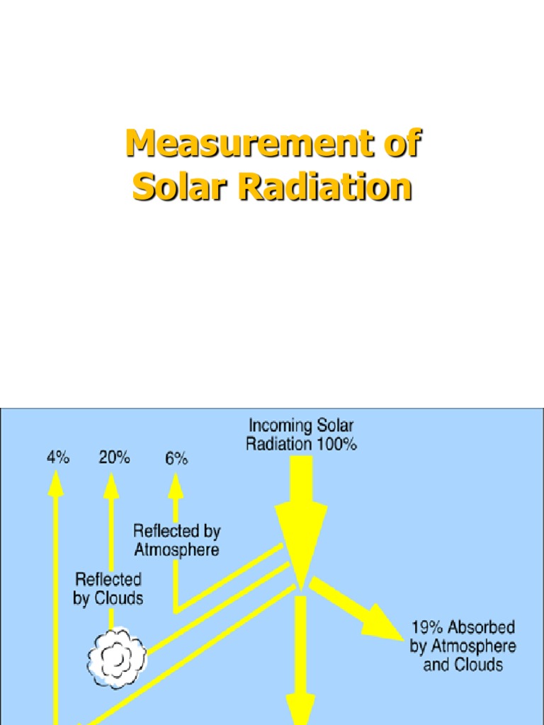 Solar Radiation Measurement Techniques | PDF | Physical Phenomena ...