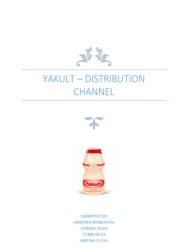 Yakult - Distribution Channel | PDF | Probiotic | Brand
