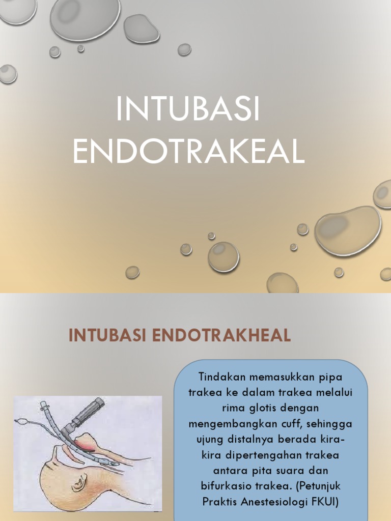 Anestesi - PPT Intubasi ETT-klmpok Sasa | PDF | Sains & Matematika